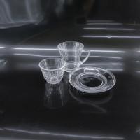 China 18pcs Set Glass Tea Cups 6pcs Turkish Cups 6pcs Saucers 6pcs Cawa Cups 120 Grams Per Cup Designed Coffee Tea Glassware Lightweight Durable Clear Transparent Cups for sale