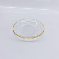 China Transparent Ecofriendly 18 Piece Set Glass Tea Cups Heat Resistant Durable Butterfly Design for sale