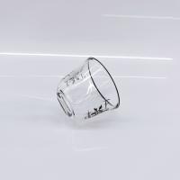 China Mouth Width 59mm Glass Cup Sets Set quantity 36pcs Dishwasher safe Perfect with Black Leaves for sale