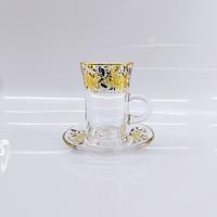 China Tea Durable 36 Piece set Glass Drinking Sets Glass Cup Sets Ideal for Hotels Restaurants Cafes for sale