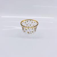 China 165g Glass Tea Cups Ecofriendly True Height 9cm Stylish Transparent Cups 18 Pcs Set for sale