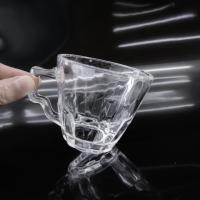 China Lead-free Crystal  Glass Tea Cups Setquantity 6 Pieces  Ideal For Hospitality and Corporate Settings for sale