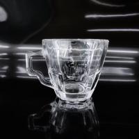 China Lead-free Crystal  Glass Tea Cups Setquantity 6 Pieces  Ideal For Hospitality and Corporate Settings for sale