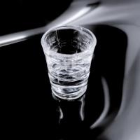 China 11ml Glass Shot Cups 4.5cm Height Transparent with Heavy Base for sale