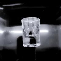 China 11ml Glass Shot Cups 4.5cm Height Transparent with Heavy Base for sale