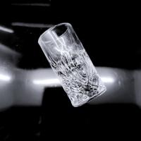 China 6 Pieces Glass Shot Cups Classic Cylindrical Transparent Glassware For Bars Restaurants for sale