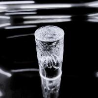 China 6 Pieces Glass Shot Cups Classic Cylindrical Transparent Glassware For Bars Restaurants for sale