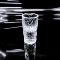 China 6 Pieces Glass Shot Cups Classic Cylindrical Transparent Glassware For Bars Restaurants for sale