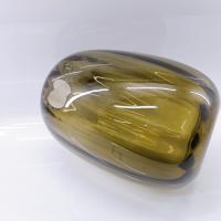 China Handmade Mouth Blown Glass Vase with 250mm Height and Eco-Friendly Design for Home and Office Decor for sale