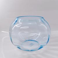 China Lead Free Crystal Glass Incense Burner Transparent With Flat / Stable Base for sale