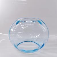 China Lead Free Crystal Glass Incense Burner Transparent With Flat / Stable Base for sale