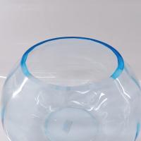 China Lead Free Crystal Glass Incense Burner Transparent With Flat / Stable Base for sale