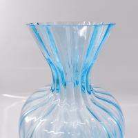 China Handmade 165mm Max Diameter Glass Vase with Customized Color for Tabletop or Floor Decoration for sale