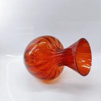 China 245mm Height Glass Vase Made of Lead-free Crystal Glass with Handmade Craft for Elegant Home Decor for sale