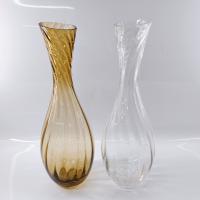 China 125mm Max Diameter Lead-free Crystal Glass Vase with Handmade Craftsmanship for Elegant Home and Event Decoration for sale