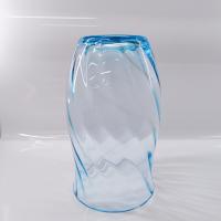 China Handmade Lead-free Crystal Glass Vase for Eco-friendly Tabletop Decoration with Customizable Design for sale