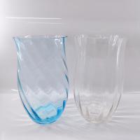 China Handmade Lead-free Crystal Glass Vase for Eco-friendly Tabletop Decoration with Customizable Design for sale