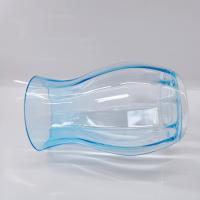 China Lead Free Crystal Handmade Glass Vase 750g For Elegant Tabletop Decoration for sale