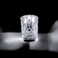 China 77ml Glass Shot Cups 60mm Height Transparent Elegant Glass Cups for sale