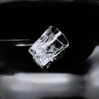 China 77ml Glass Shot Cups 60mm Height Transparent Elegant Glass Cups for sale