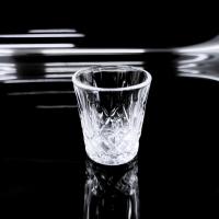 China 77ml Glass Shot Cups 60mm Height Transparent Elegant Glass Cups for sale