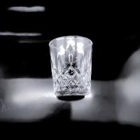 China 77ml Glass Shot Cups 60mm Height Transparent Elegant Glass Cups for sale