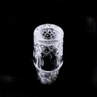 China 77ml Glass Shot Cups 60mm Height Transparent Elegant Glass Cups for sale