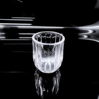 China Pattern Clear Shot Glass Cups 95ml Capacity 6 Pieces 62mm Height for sale