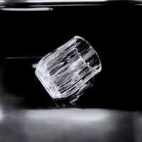 China Pattern Clear Shot Glass Cups 95ml Capacity 6 Pieces 62mm Height for sale