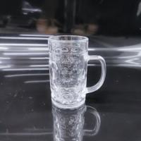 China Thick Base Glass Shot Cups , Transparent Glass Cups For Restaurants / Parties for sale