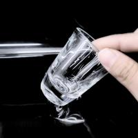 China Clear Transparent Glass Shot Cups Set 6 Pieces 71ML For Bars for sale