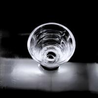 China Round Crystal Glass Tea Cups 77ml Espresso Shot Glass Cups 60mm Height for sale