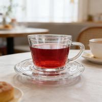 China 161ml Lead Free Crystal Glass Cup Set with Double Wall Insulation for Hot and Cold Beverages for sale