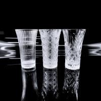 China Stylish Glass Shot Cups 86cm Height 55ml Capacity With Smooth Rim for sale