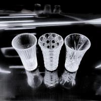 China Stylish Glass Shot Cups 86cm Height 55ml Capacity With Smooth Rim for sale