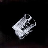 China 77ML Tequila Glass Cup Wide Mouth Transparent Custom Glass Cups for sale