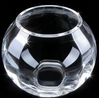 China Lead Free Crystal Glass Vase , Premium Glass Flower Vase OEM ODM for sale