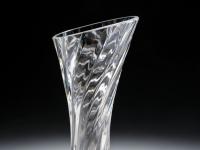 China Eco-Friendly Handmade Glass Vase in Lead-free Crystal Glass for Modern Home and Wedding Decoration for sale