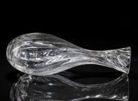 China 125mm Max Diameter Lead-free Crystal Glass Vase with Handmade Craftsmanship for Elegant Home and Event Decoration for sale