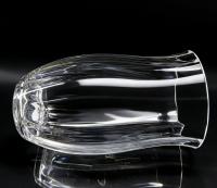 China Handmade Lead-free Crystal Glass Vase with 260mm Height for Modern Decorative Flower Arrangements for sale