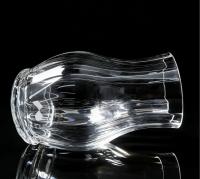 China Eco Friendly Handmade Elegant Crystal Vase , Tabletop Decorative Glass Floral Vase for sale