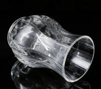China Handmade Craftsmanship Glass Vase with 115mm Bottom Diameter and Lead-free Crystal Glass for Elegant Office and Event Decor for sale