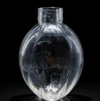 China Eco Friendly Transparent Glass Vase 325mm Height For Hotel Decoration / Corporate Events for sale