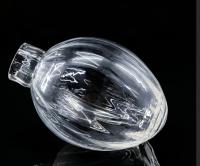 China Eco Friendly Transparent Glass Vase 325mm Height For Hotel Decoration / Corporate Events for sale