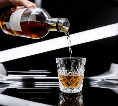 China 77ml Glass Shot Cups 60mm Height Transparent Elegant Glass Cups for sale