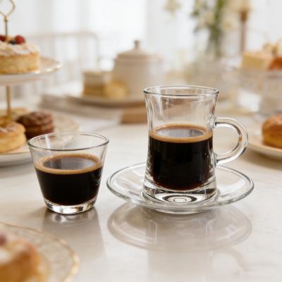 China 36 Piece Functional Glass Cup Sets Tailored For Hotels Restaurants Cafes for sale