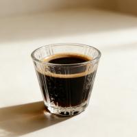 China Durable Glass Coffee Cups 60ml Lead Free Crystal Cups For Hot And Iced Beverages for sale