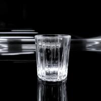 China 66ML Tequila Shot Cups Thick Base 6 Pieces Bar Glass Cups For Serving Shots for sale