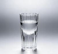 China Crafted Lead Free Crystal Cups ,  Transparent Straight Glass Cups for sale