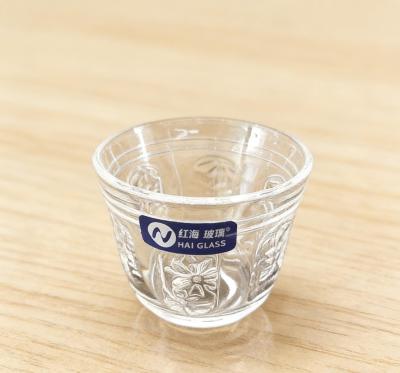 China Hot And Cold Beverages Glass Coffee Cups Ecofriendly 6CM Durable Clear Glass Cups Ideal For Restaurants Cafes And Offices for sale
